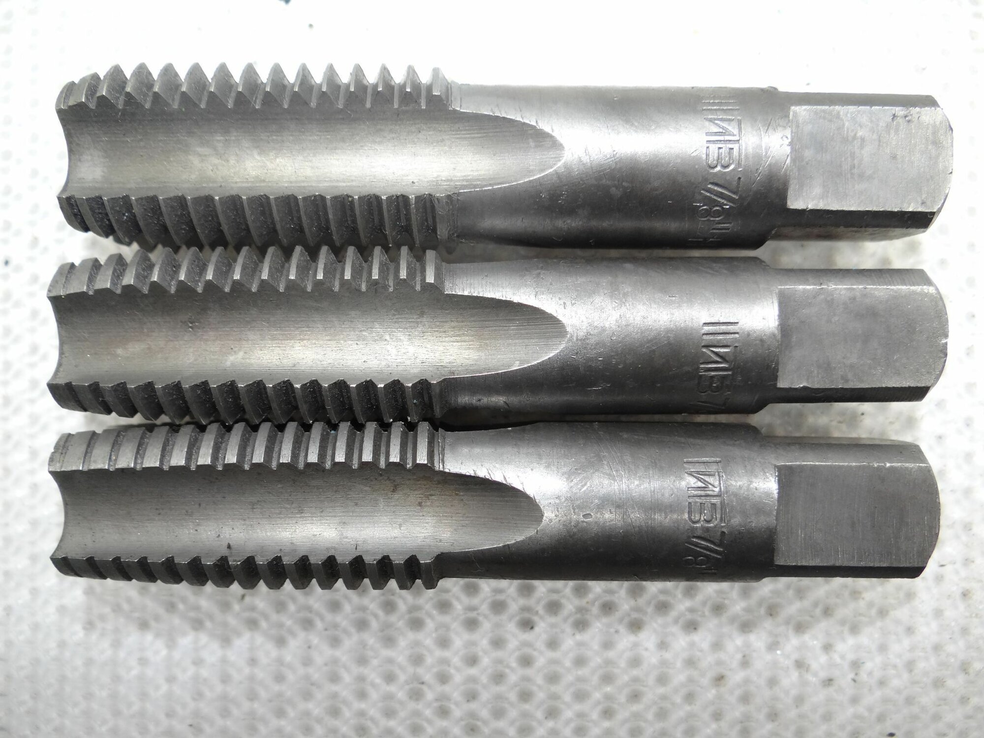 Метчик м/р 7/8" х 9 ниток (Основной шаг) (к-т из 3 шт)