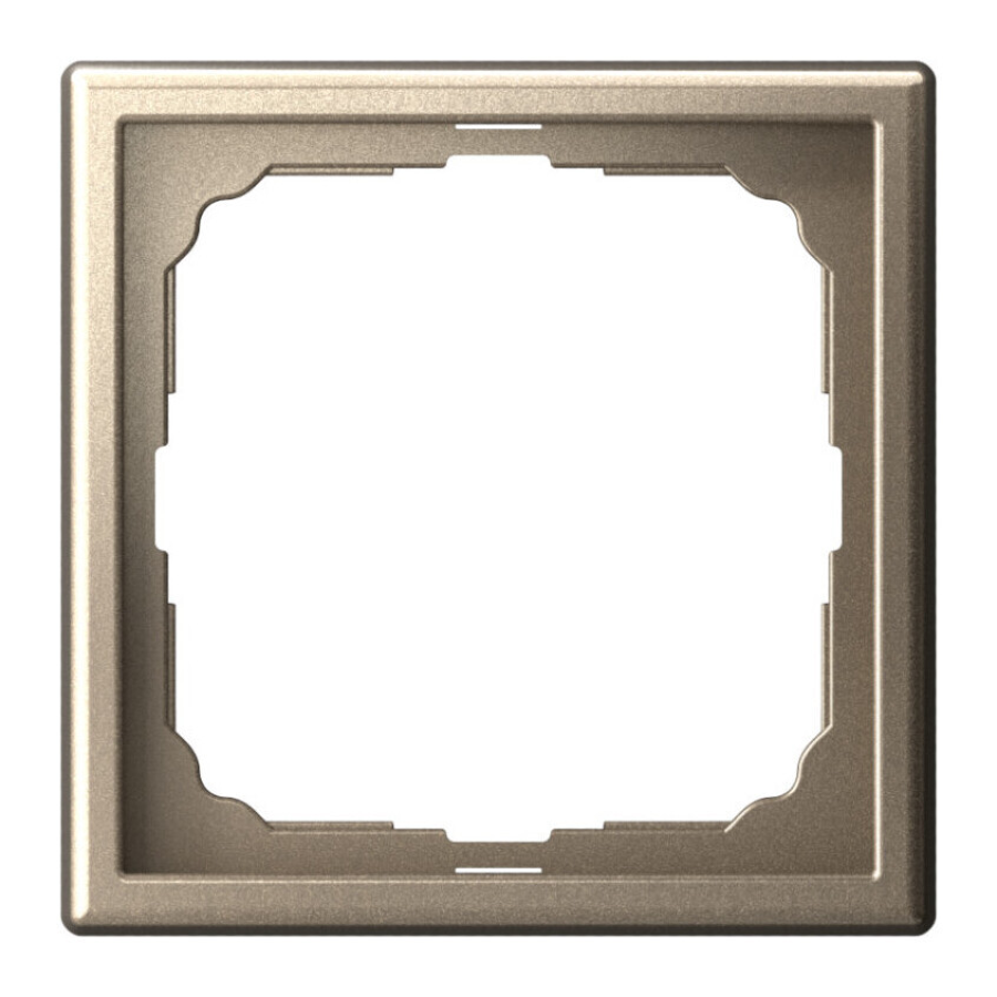Рамка электроустановочная Systeme Electric / Систем Электрик ArtGallery GAL000501 шампань, 1 пост / для розеток и выключателей