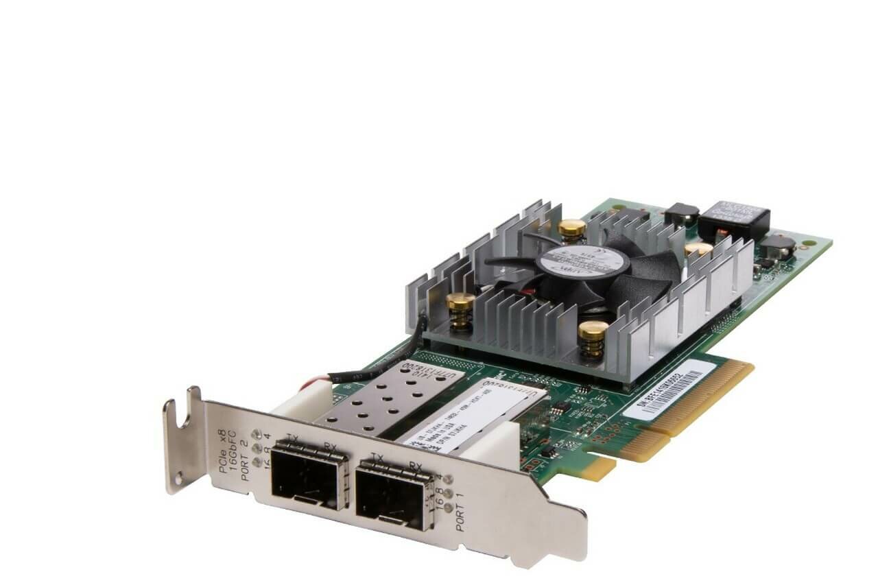 Сетевой адаптер Dell HBA FC QLogic 2662 Dual Port, 16Gb Fibre Channel, Low Profile (OEM)