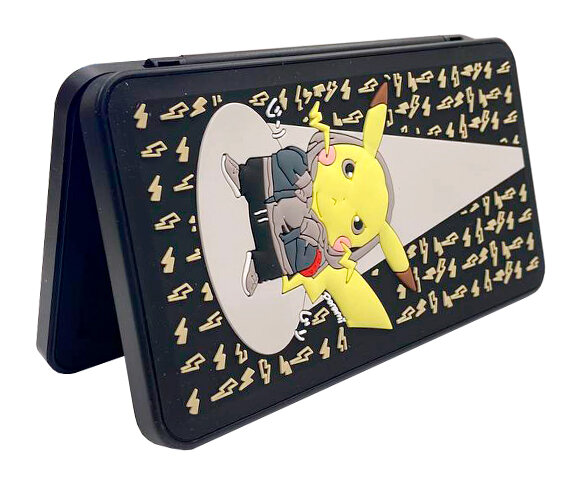 Кейс для хранения 24 игровых карт Nintendo Switch Storage Box (Pikachu Black)