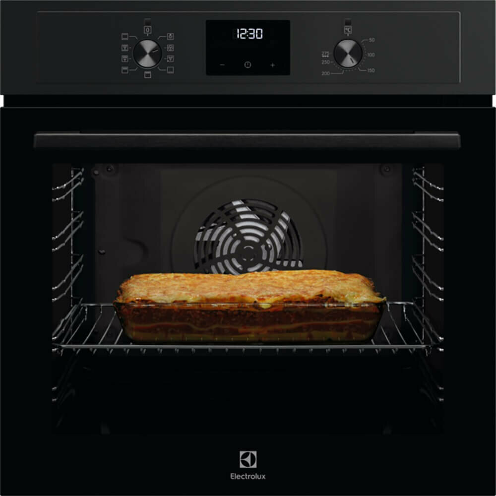 Встраиваемый духовой шкаф Electrolux EOF3C50H , каталитическая очистка, 2.79кВт, черный