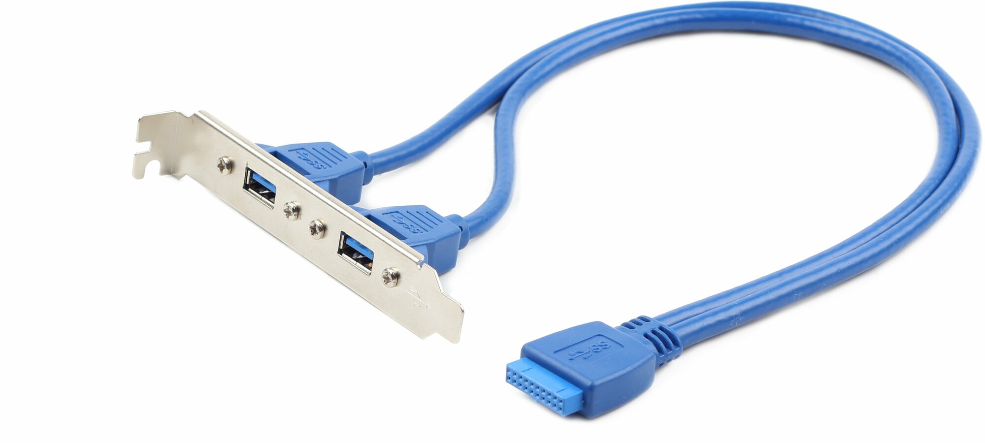 Планка CC-USB3-RECEPTACLE Gembird в сист блок 2xUSB 3.0/20pin мат. платы (080750)
