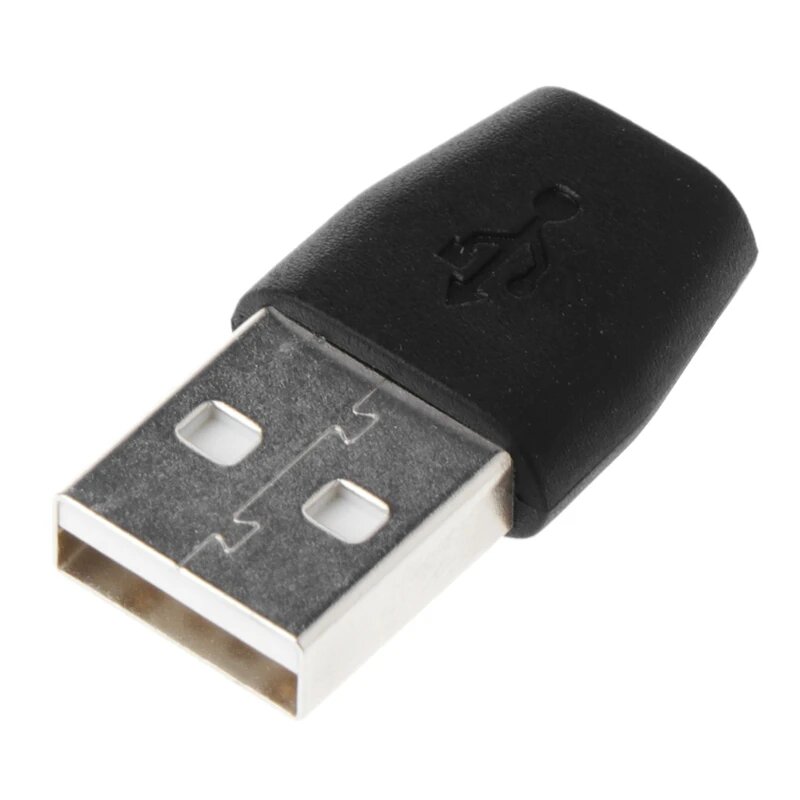 Адаптер Micro USB «папа» - USB A «мама» Black