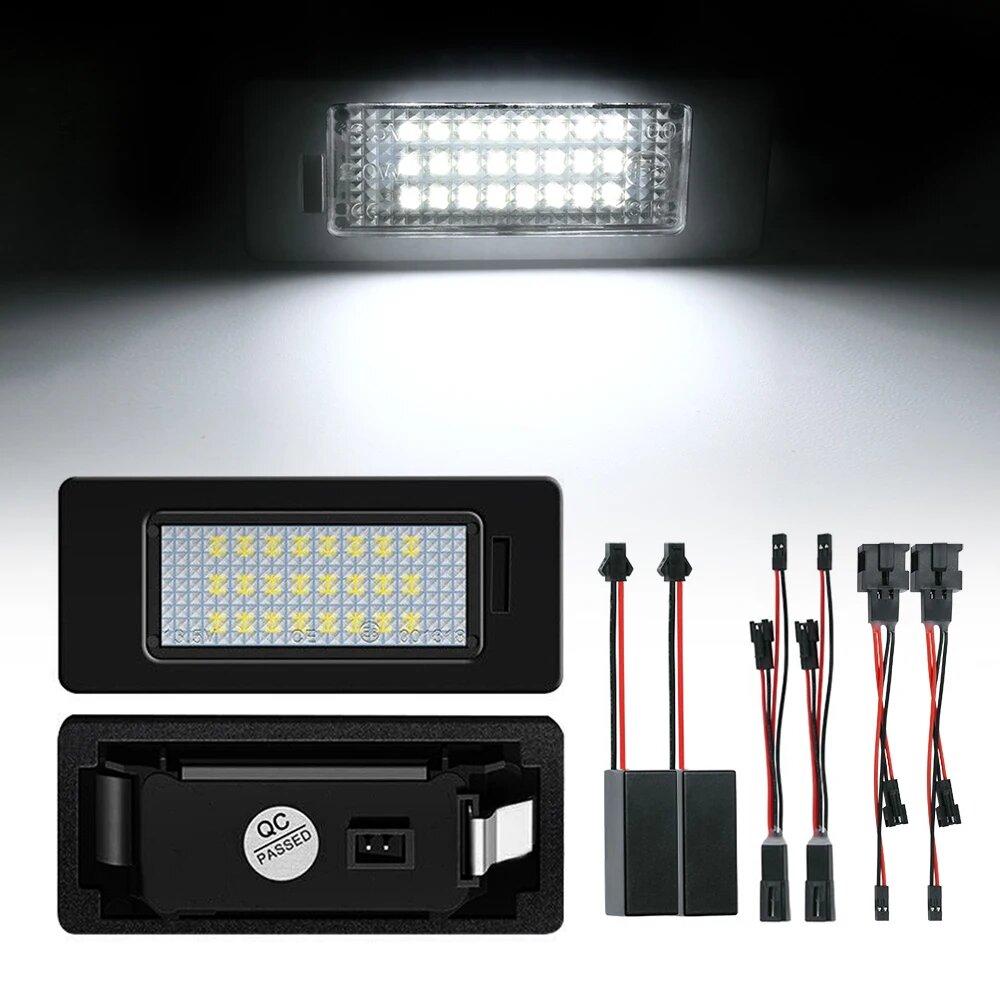 2 шт. LED лампы номерного знака 6000K White 1