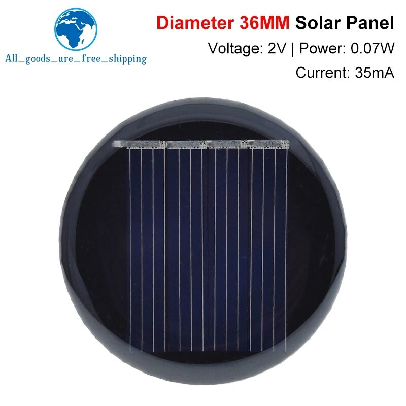 Портативная солнечная панель TZT 1pcs