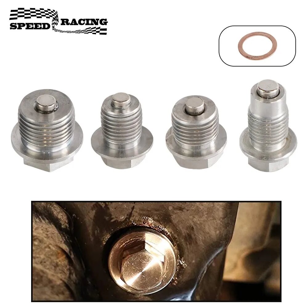 Магнитные Гайки Для Сливной Пробки Из Нержавеющей Стали M12x1,25 M14x1,5 M16x1,5 M18x1,5 Для Автомобилей, Автоаксессуары
