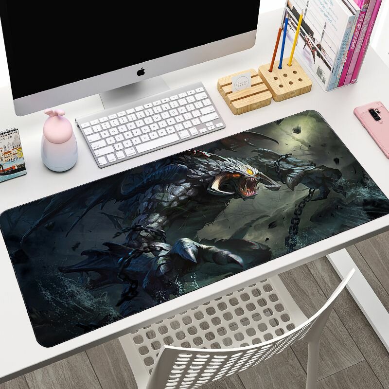 Коврик для мыши Dota2, противоскользящая поверхность, бежевый, XXL