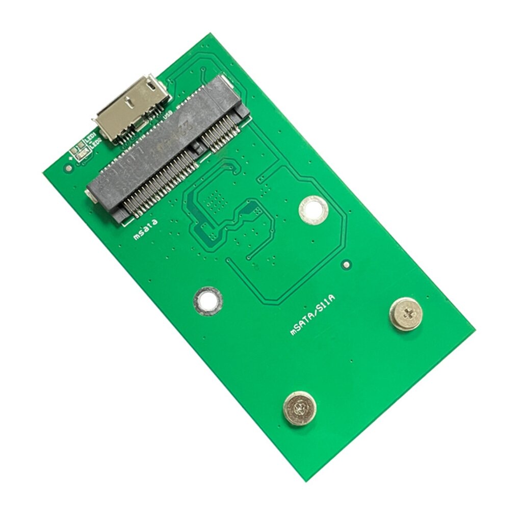 Плата mSATA для подключения к USB 3.0 Адаптеры для внешних жестких дисков mSATA SSD со светодиодным индикатором
