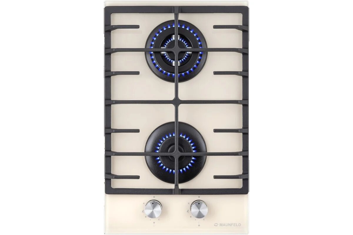 Варочная поверхность MAUNFELD "EGHG.32.63CBG/G", газовая, 2 конфорки, бежевая