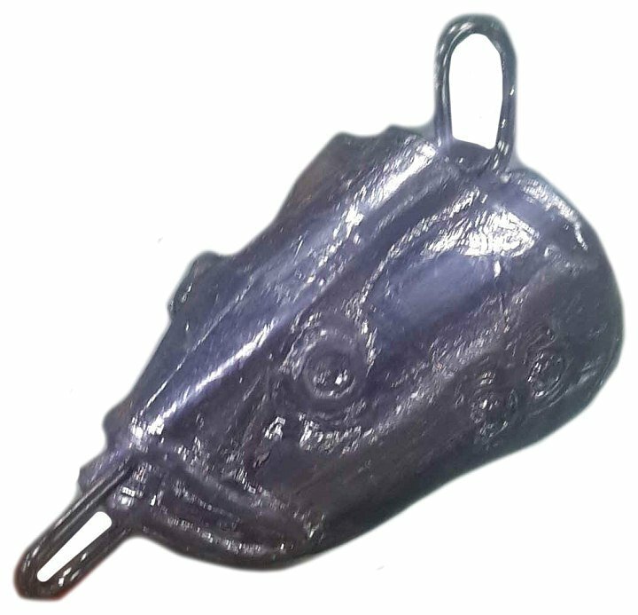 Уловка Груз голова бычка разборная 30 г, прочная металлическая снасть для ловли рыбы