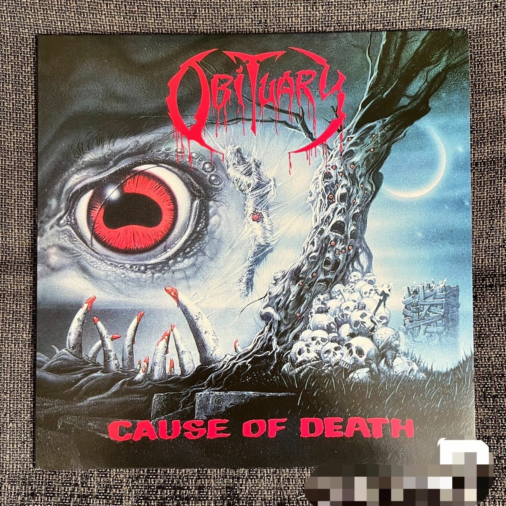 Виниловая пластинка "Obituary CAUSE OF DEATH", альтернатива, упаковка Digipak