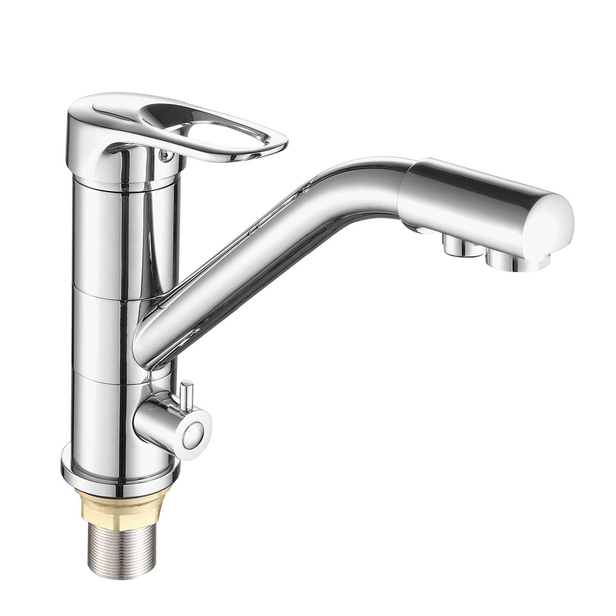 Смеситель для кухни Fashun A4304, с подключением к фильтру, хром