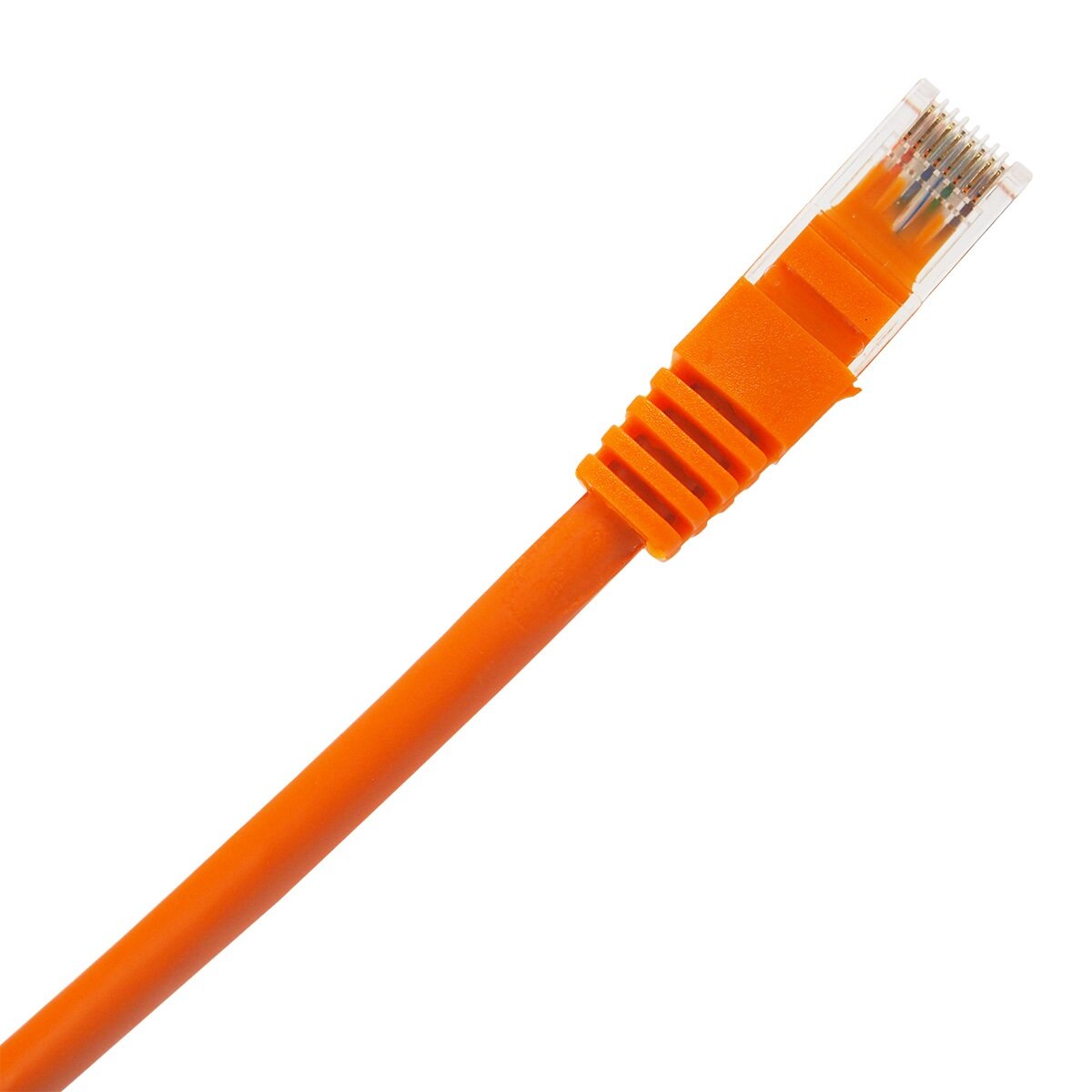 Интернет-кабель, категория 6, неэкранированный, U/UTP, RJ45-RJ45, 250 МГц LSZH, AWG24 0.3м, оранжевый