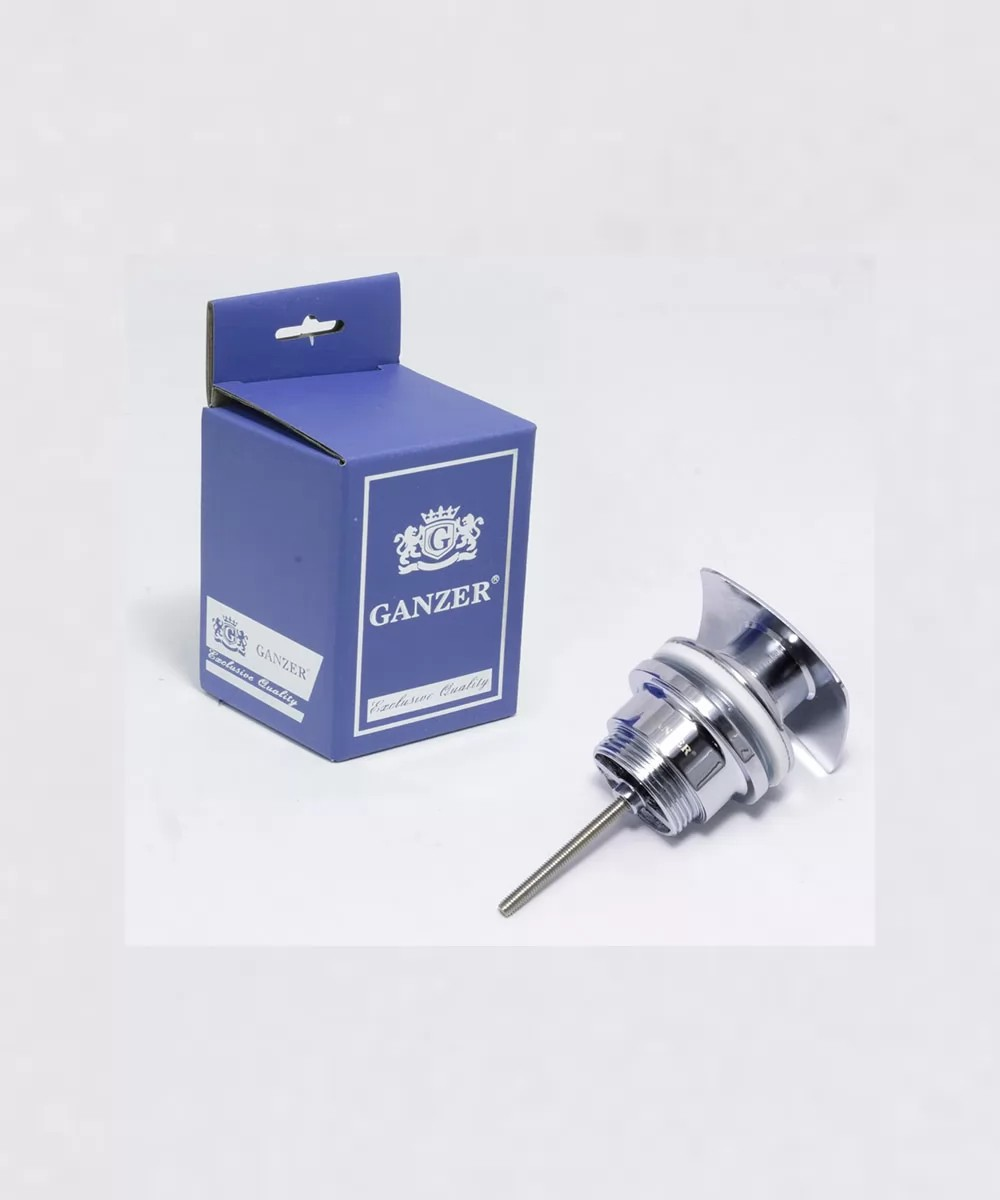 Донный клапан для раковины 1*1/4 Ganzer F-10 хром