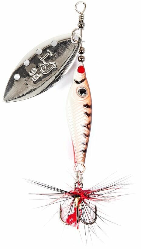 Блесна на окуня вращающаяся (вертушка) Lucky John TRIAN BLADE LONG 09.0г 007 набор приманок на форель голавля в небольших речках и озёрах , снасти рыболовные для зимней и летней рыбалки