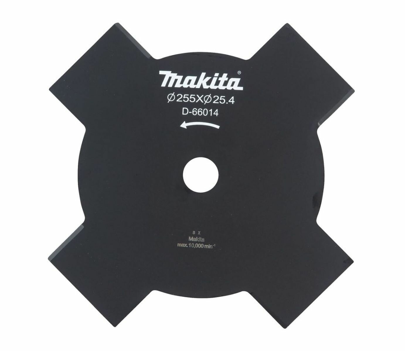 Нож для травы Makita D-66014, 255x25,4x4T, для профессиональных работ, 0,65 кг