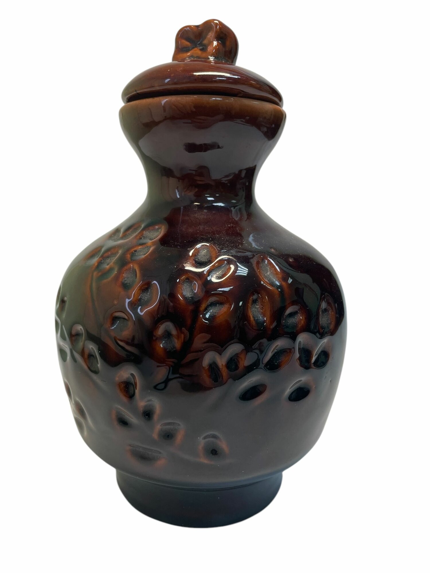 Советская винтажная ваза, обливная керамика, сделано в СССР