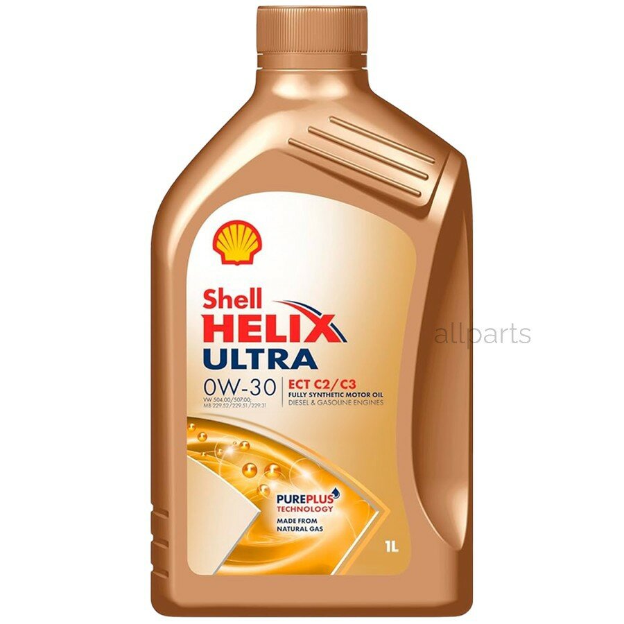 SHELL 550046305 Масло моторное Shell Helix Ultra 0W-30 ECT C2/C3 ACEA API SN (1L)
