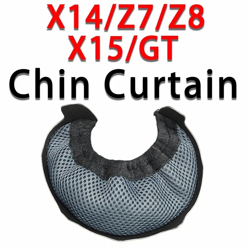 Занавеска для подбородка шлема, серый, X14/Z7/Z8/X15/GT