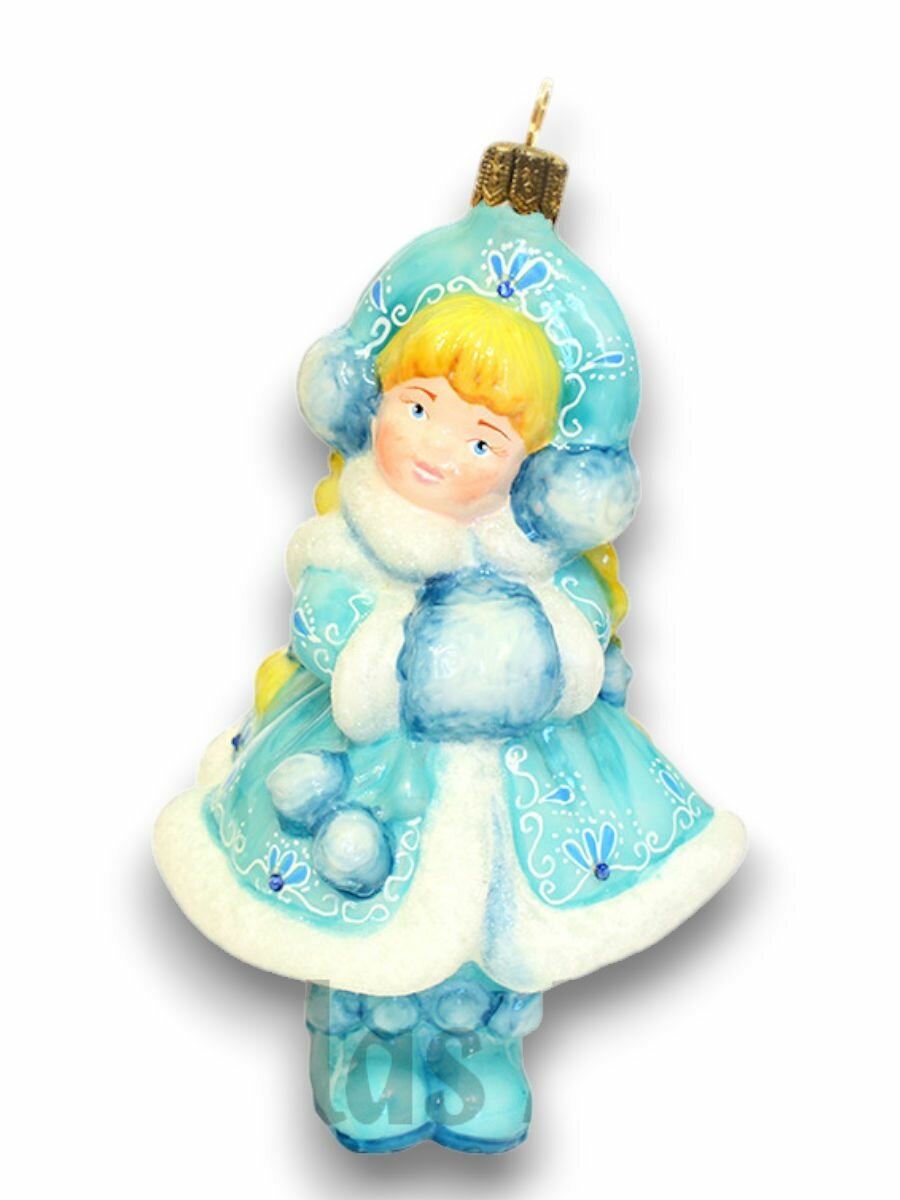 Елочная игрушка Снегурочка с муфтой