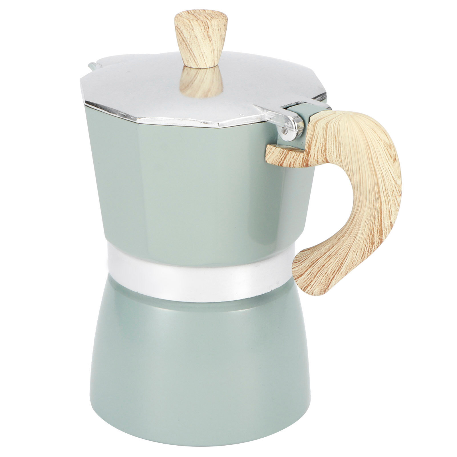 Плита, кофеварка, алюминиевый восьмиугольный кофейник, чайник, мока, горшок для домашней кухни, 150 мл