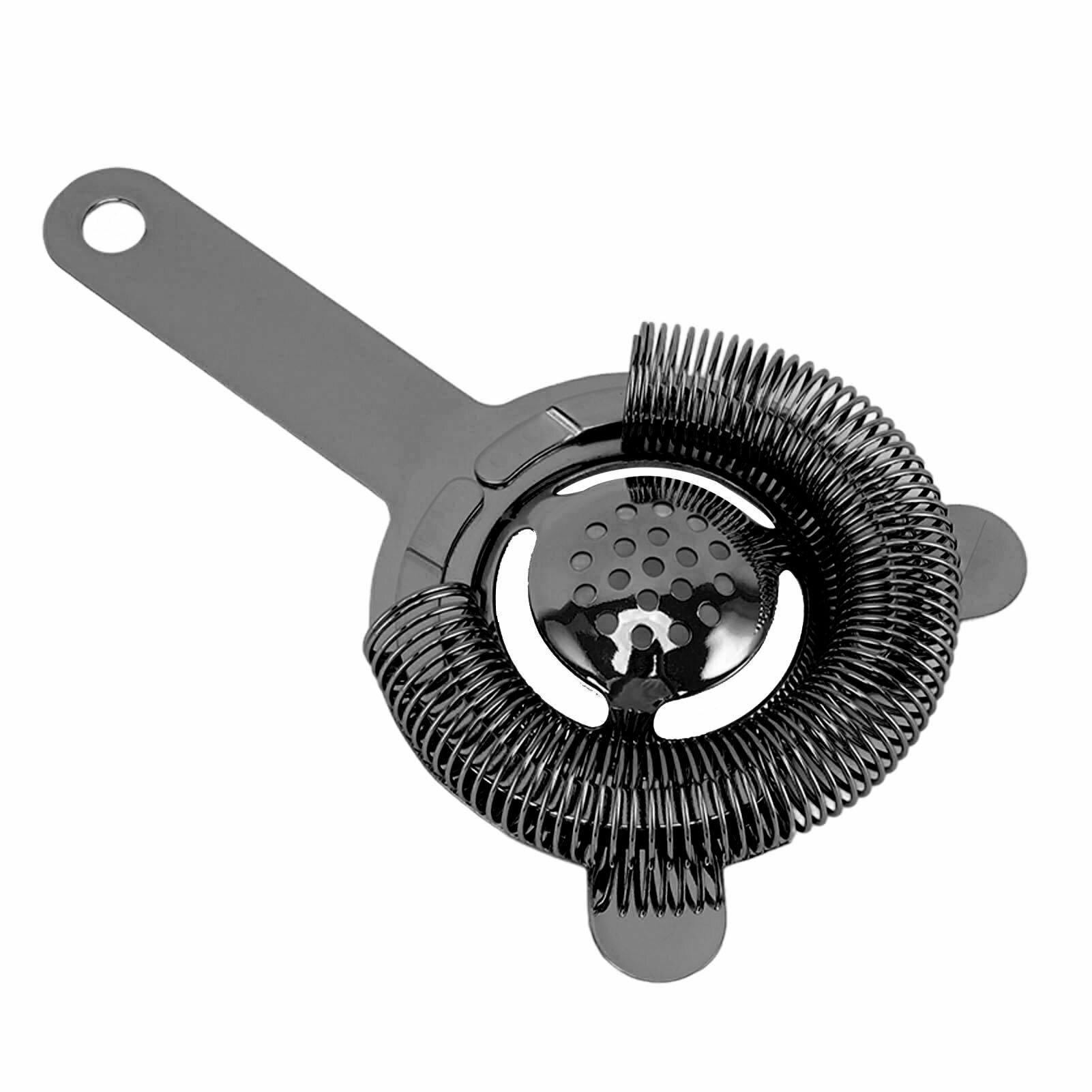 Нержавеющая сталь 304 ситечко для коктейлей, ситечко для бара, инструмент для ситечка для напитков, аксессуар для баров, ресторанов, черный