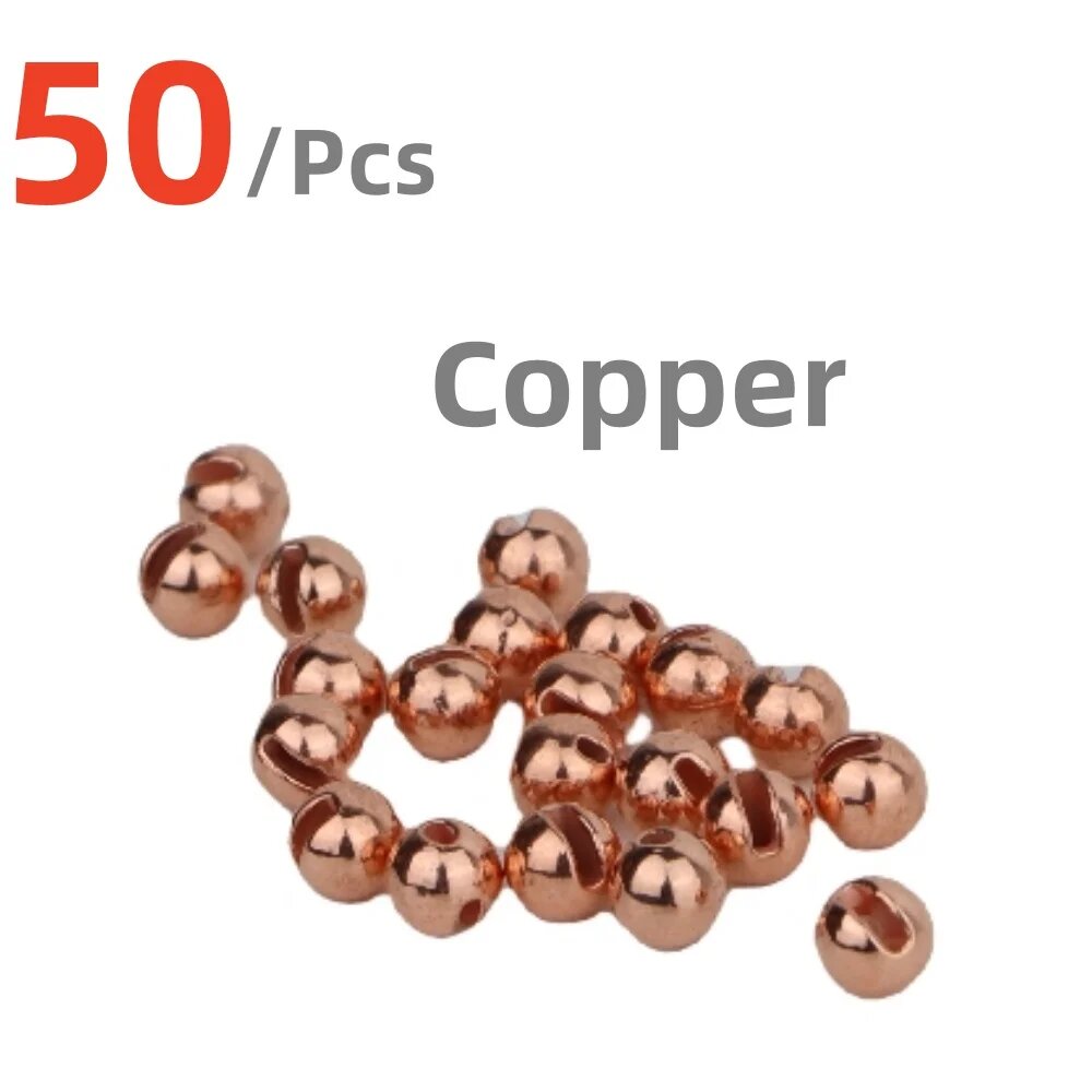 Вольфрамовые бусины для рыбалки 50 шт.