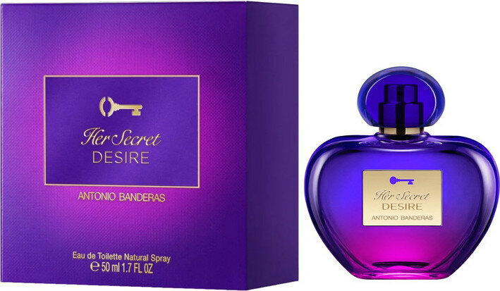 ANTONIO BANDERAS HER SECRET DESIRE Туалетная вода для женщин 50 мл