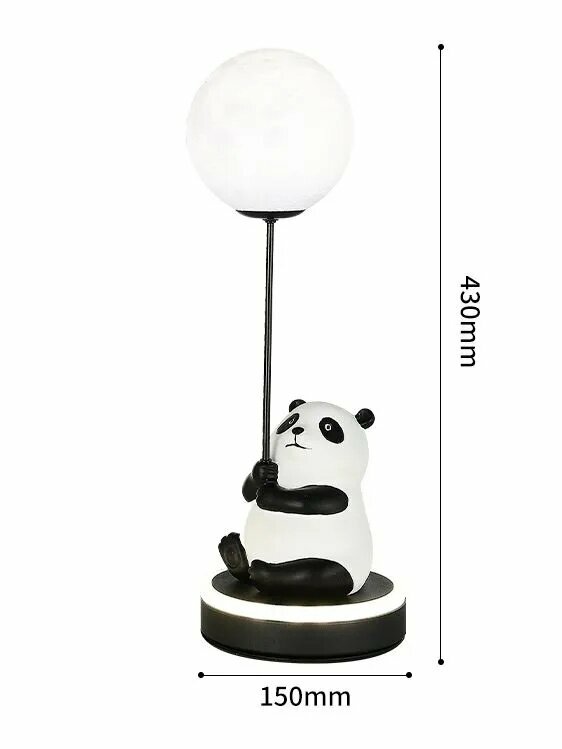 Креативный милый ночник на воздушном шаре с мультяшным рисунком панды Ся Ду, подходящий для прикроватных тумбочек в спальнях и детских комнатах