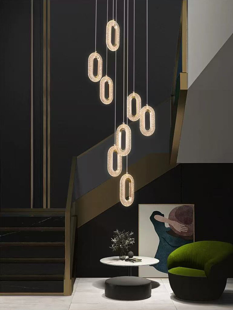 Люстра для коридора, люстра для лестницы, люстра для гостиной, люстра для балкона: 6 головка