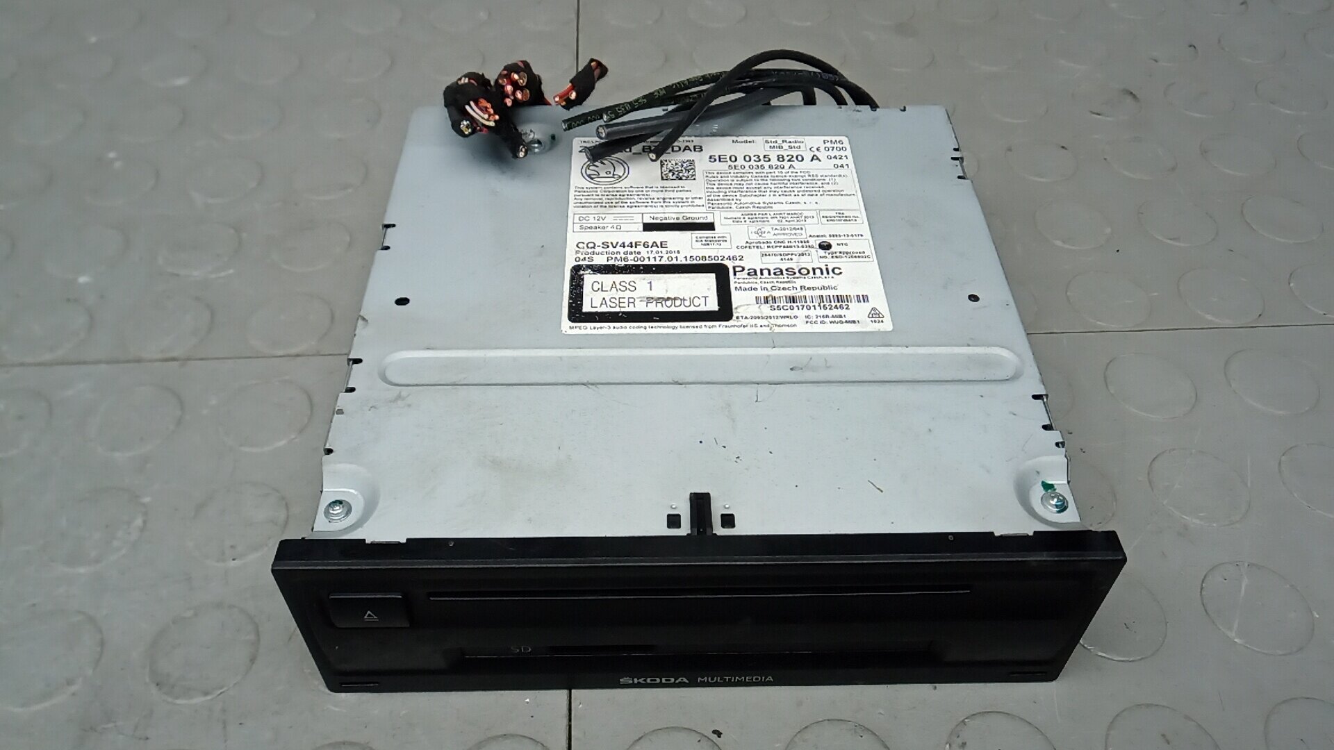 CD-чейнджер SKODA OCTAVIA A7, Номер 5E0035820A