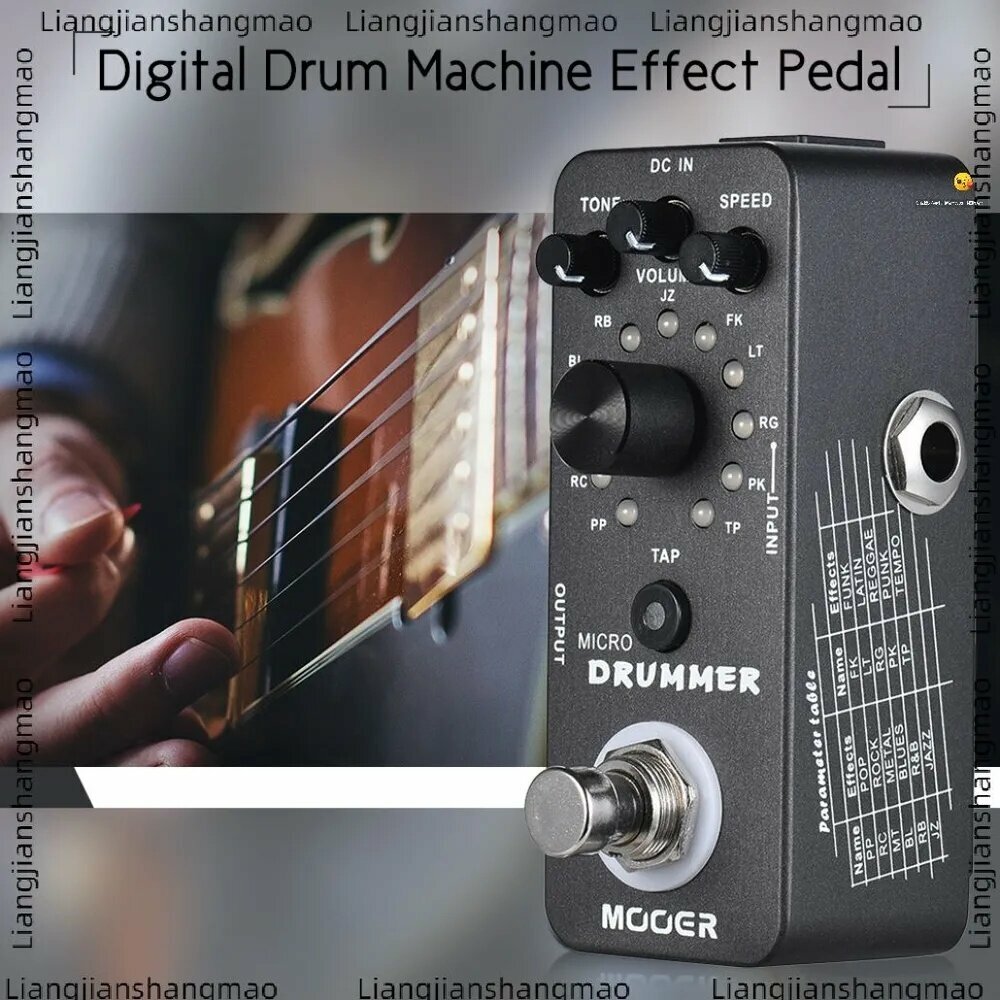 Эксклюзивная педаль эффектов MICRO DRUMMER, цифровая драммашина от Mooer