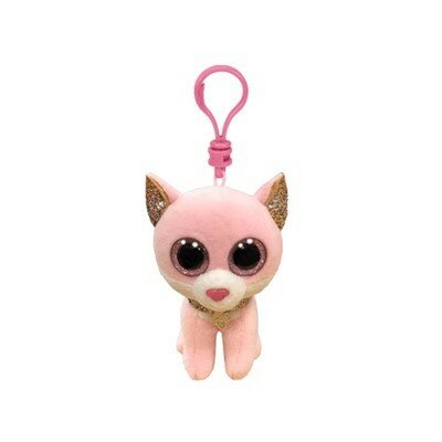 Оригинальный плюшевый брелок Ty Big Eyes, аксессуар для рюкзака, мини-кукла, антистрессовая игрушка-зайчик с пузырьками.