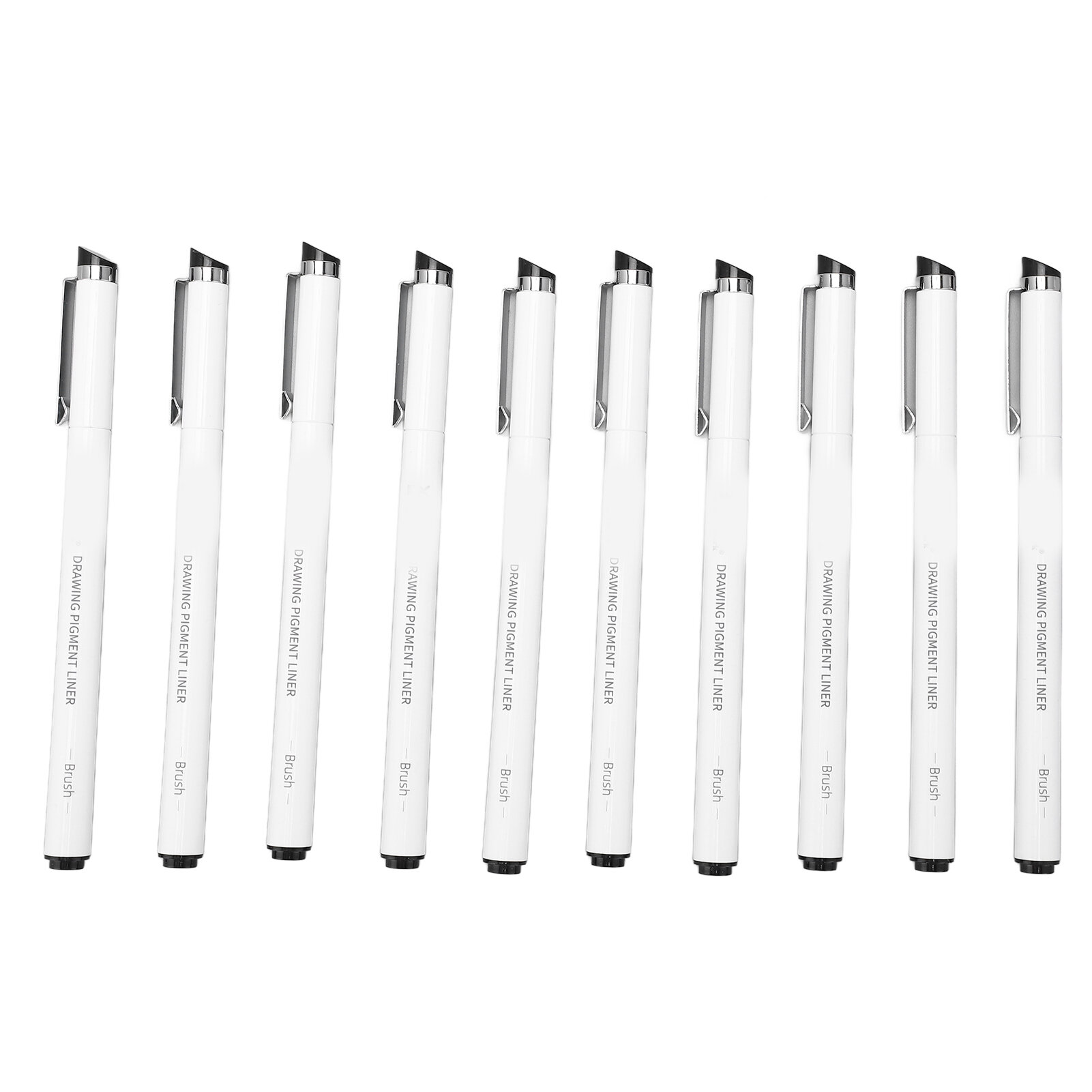 10 шт. водонепроницаемых микроручек с прочным покрытием, не растекающиеся цветные ручки для рисования манги для студентов и дизайнеров комиксов
