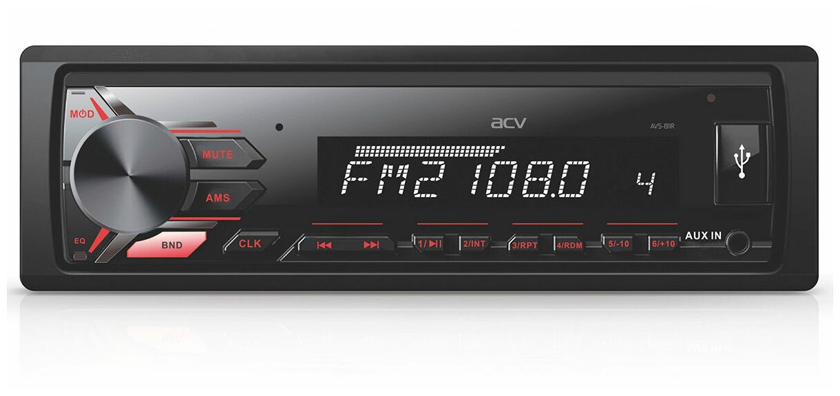 Магнитола FM/USB/SD/AUX ACV AVS-811R