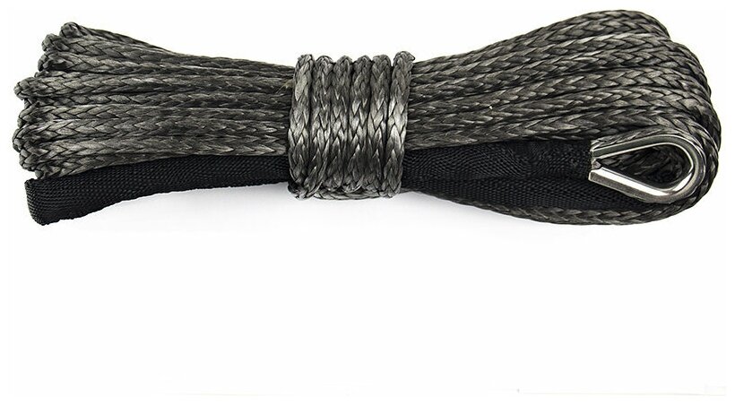Трос синтетический для ATV лебедок, 6 мм, 12 м, 4500 фунтов, 2 тонны