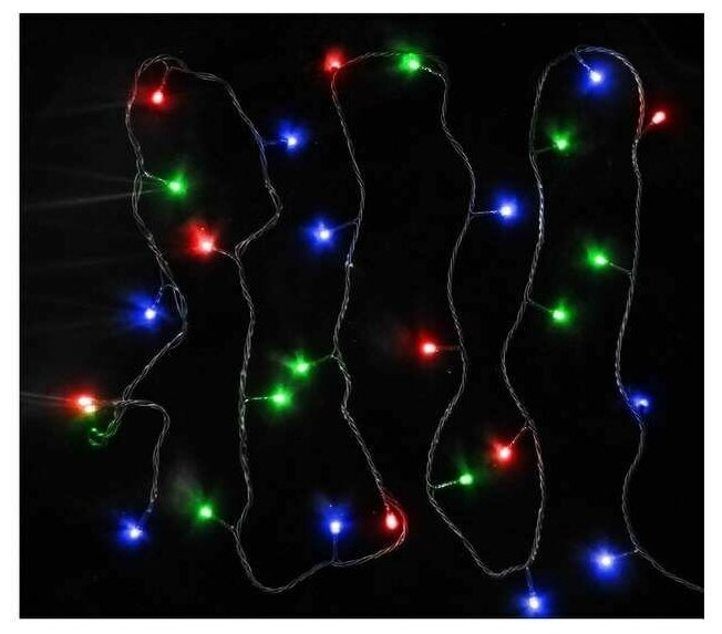 Гирлянда ILD300C-GM 300LED мульти 15м 8 реж. Shlights 4690601043757