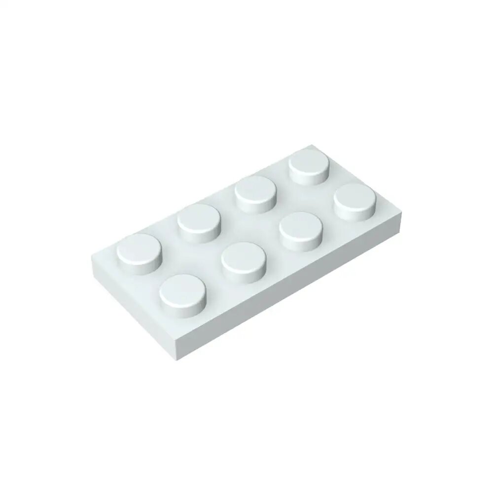 Белый LEGO Brick 2x4 (091)