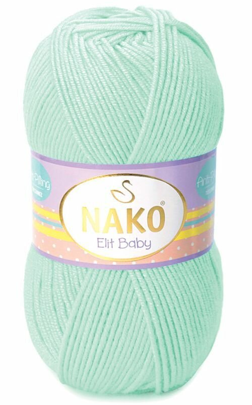 Пряжа Elit Baby (NAKO), св. салат - 6692, 100% акрил антипиллинг, 5 мотков, 100 г, 250 м.