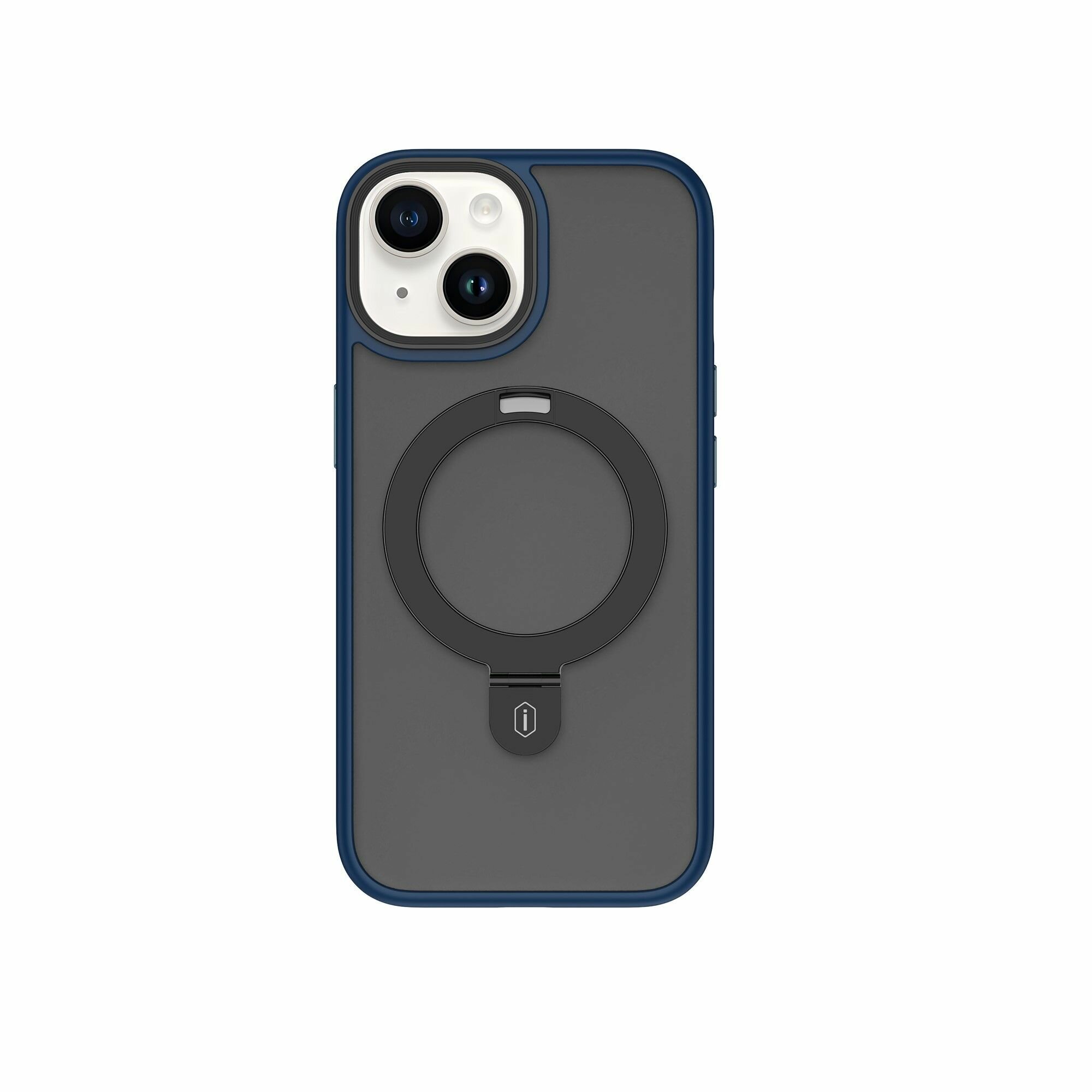 Чехол с подставкой Wiwu ZMM-010 for iPhone 15 6.1" (Blue)