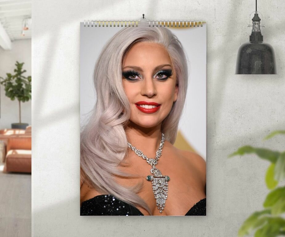 Календарь перекидной Леди Гага, Lady Gaga №3, А3