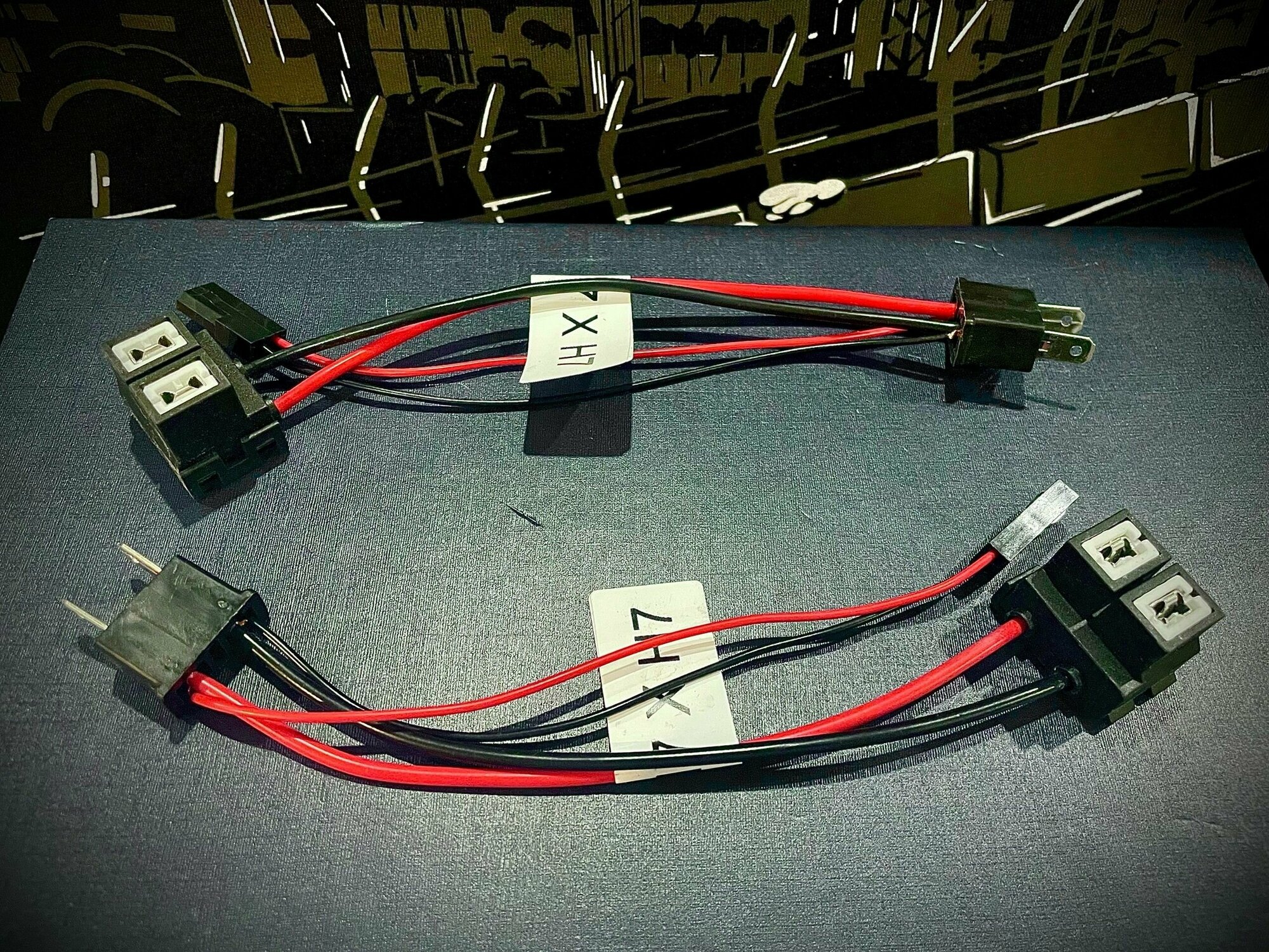 Проводка для подключения Би Линз - подключение дальнего света без резки проводов H7