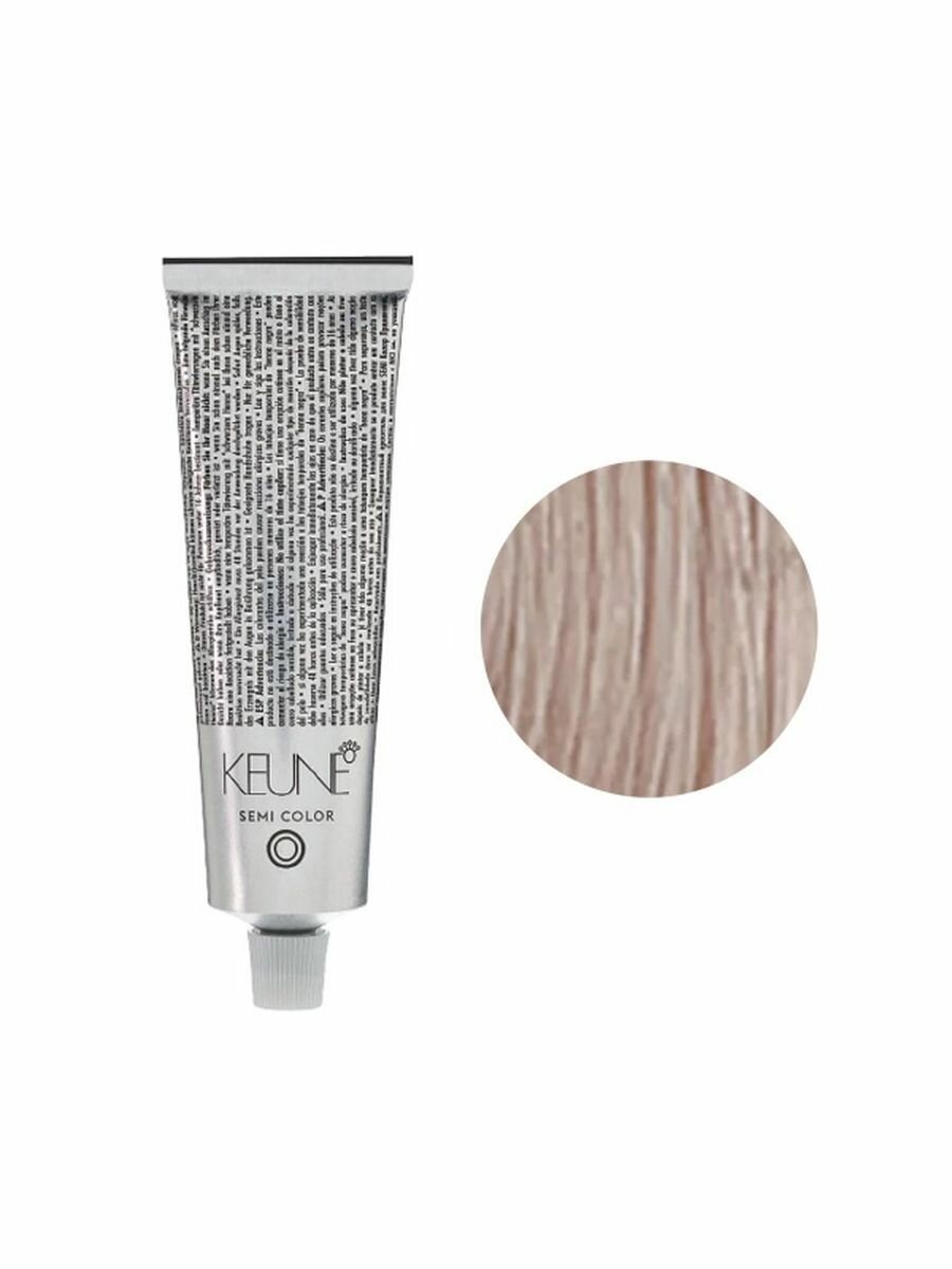 KEUNE SEMI COLOR 9.71 очень светлый блондин фиолетово-пепельный Крем-краска для волос без аммиака