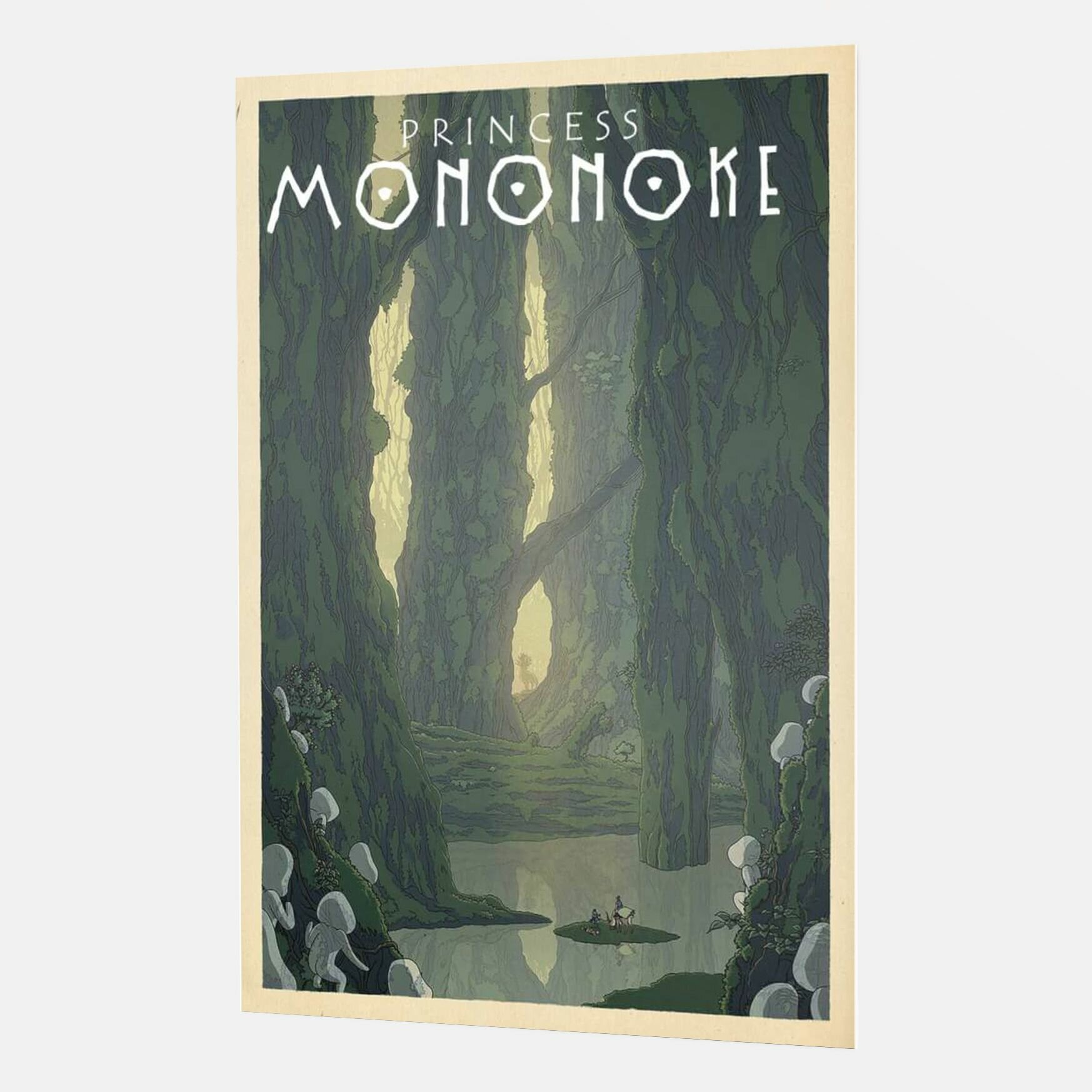 Интерьерный постер (плакат) 40x60 см. по аниме Принцесса Мононоке от Poster4me