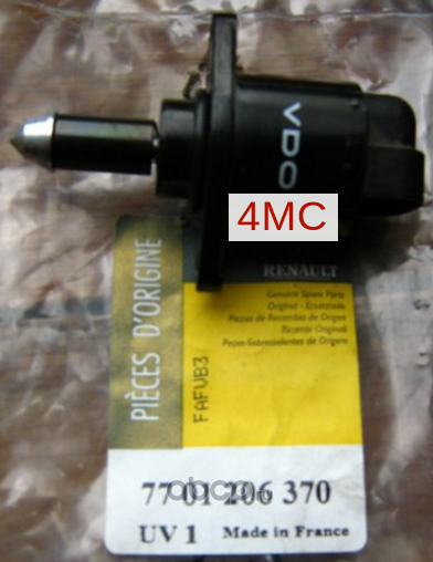 RENAULT 7701206370 (7701206370) регулятор холостого хода