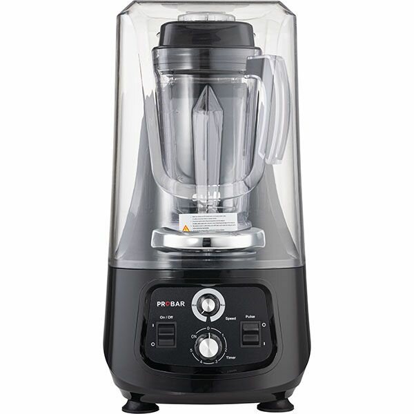 Блендер профессиональный ProBar с шумоизоляционным колпаком 2л , H53,5, L28, B27,5см 1,68Квт черный