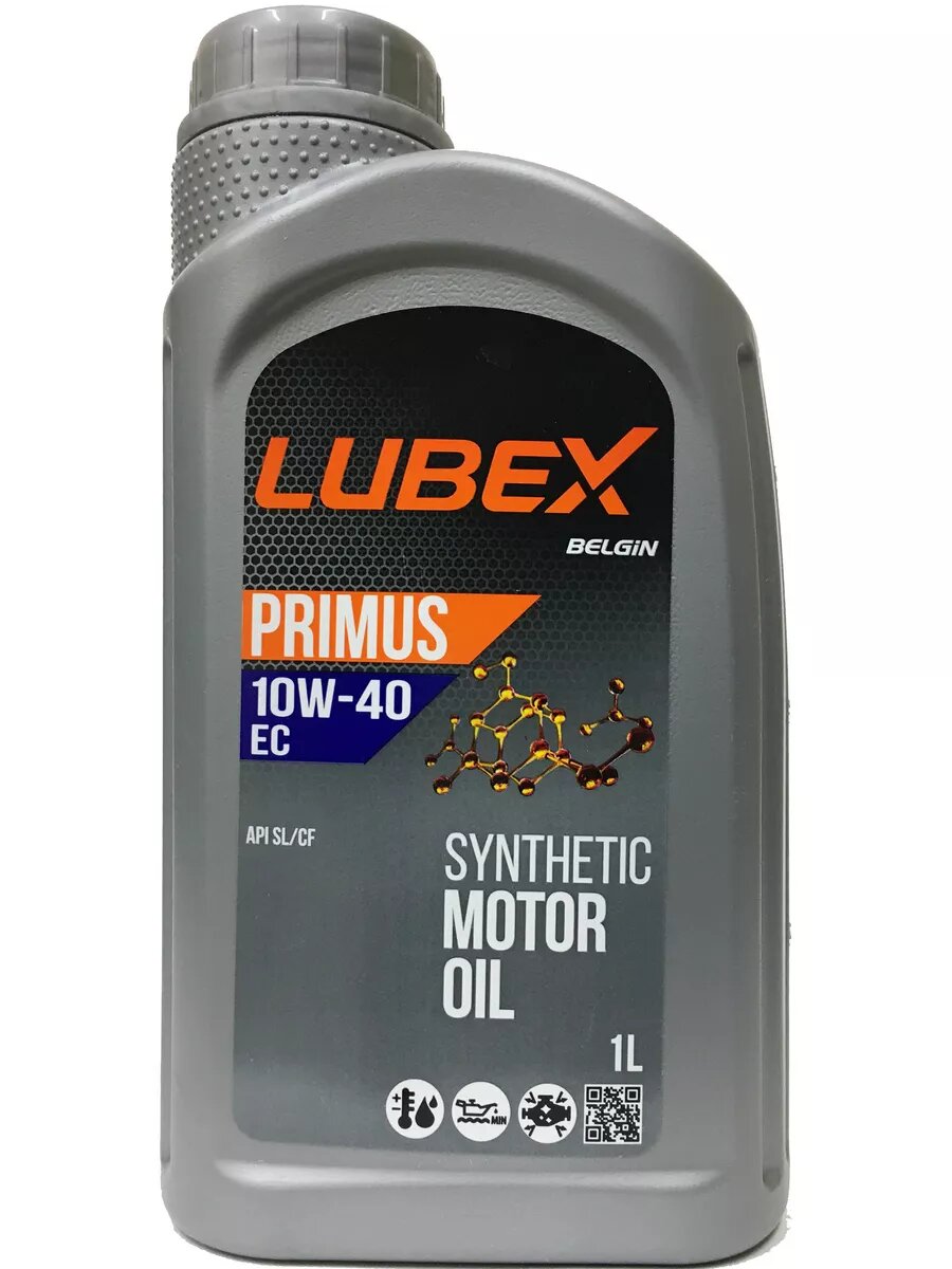 Масло моторное 10W-40 синтетическое Любекс PRIMUS EC 1 литр