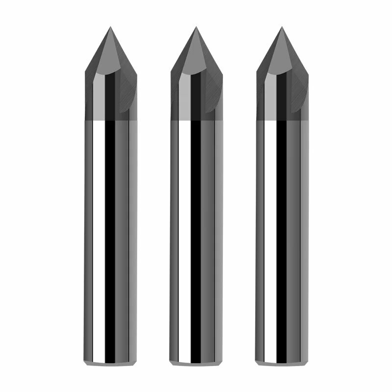 Фреза Концевая фреза из вольфрамовой стали с покрытием 60/90/120 градусов, 1 шт. D8xR60x60L