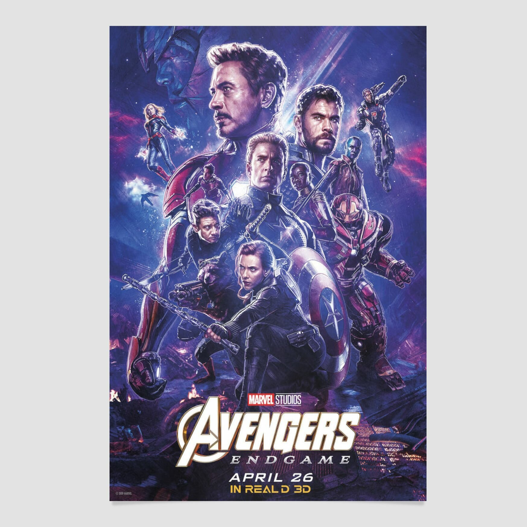 Постер (плакат) по фильму MARVEL Мстители: Финал - 40x60 см. - от Poster4me