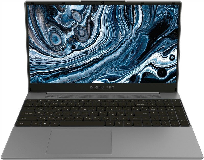 Ноутбук DIGMA PRO Breve S DN15P3-8DXW02, 15.6", IPS, Intel Core i3 1005G1 1.2ГГц, 2-ядерный, 8ГБ 512ГБ SSD, UHD Graphics интегрированное, Windows 11 Professional, темно-серый